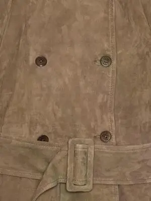 ROTATE BY BIRGER CHRISTENSEN Oversized Suede Jacket