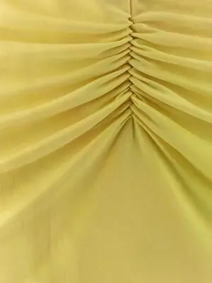 Stella McCartney Ruched Dress - Yellow