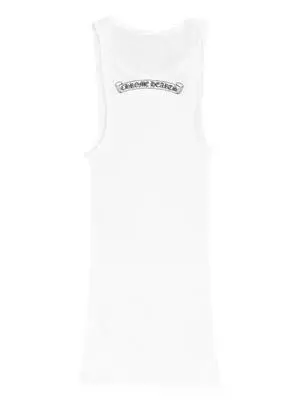 Chrome Hearts Logo Ribbed Tank