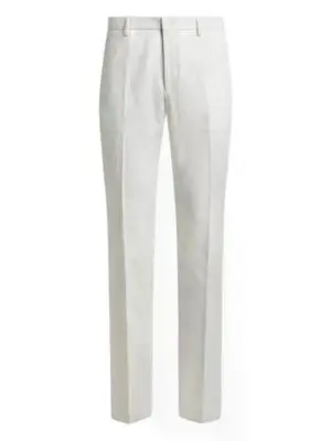 Etro Floral-jacquard Trousers - White