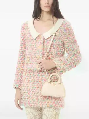 Valentino Garavani Vlogo Signature Grained Leather Tote Bag