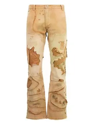 WHO DECIDES WAR Unearthed Distressed Trousers