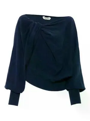 Alberta Ferretti Twisted Sweater - Blue