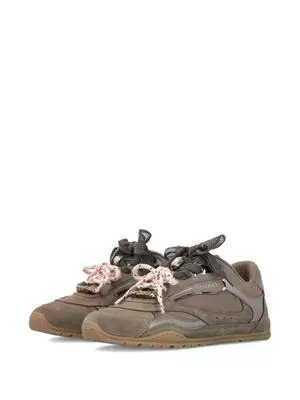 Pinko Lace-up Sneakers - Brown