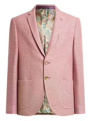 Etro Cotton Jersey Blazer - Pink