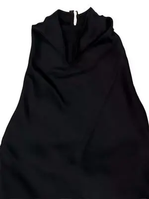 Stella McCartney Halterneck Satin Top - Black