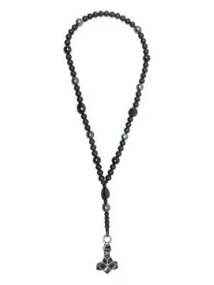 KUNDO Beaded Hammer Pendant Necklace