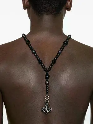 KUNDO Beaded Hammer Pendant Necklace