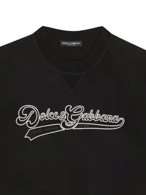 Dolce & Gabbana Logo-embroidered Patch-detail T-shirt