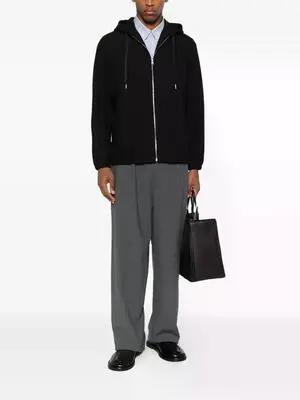 Sandro Zip-fastening Hoodie - Black