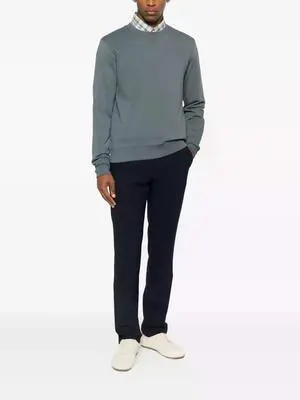 Sandro Logo Crewneck Sweatshirt - Blue