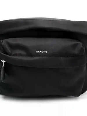 Sandro Zip-pocket Messenger Bag