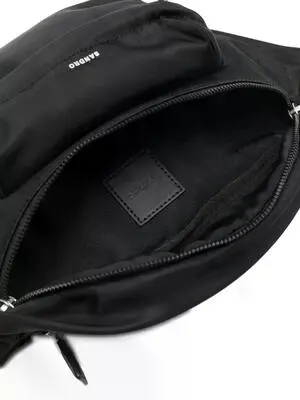 Sandro Zip-pocket Messenger Bag