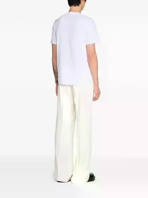Sandro Embroidered Horse Cotton T-shirt - White