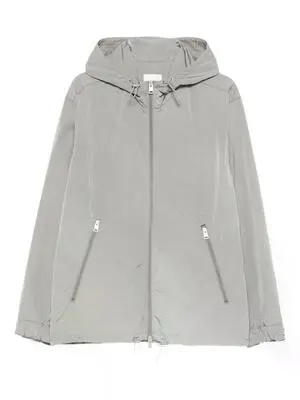 Sandro Hooded Jacket With Drawstrings - Grey