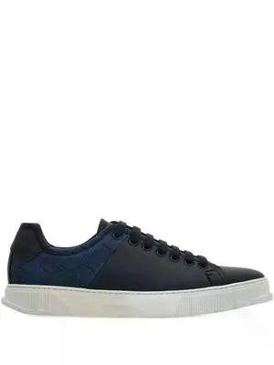 FERRAGAMO Logo-print Leather Sneakers