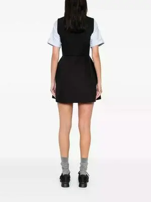 Sandro Button Short Dress" Mini Shirt Dress