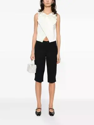 Sandro Bow Detail Satin Top