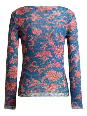 Etro Floral-motif Stretch Sweater