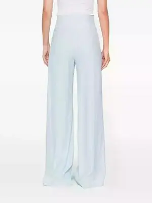 Sandro Striped Sequin Wide-leg Trousers - Blue