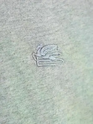 Etro Embroidered T-shirt - Grey