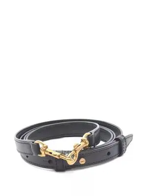 Saint Laurent 2010s Leather Strap - Black