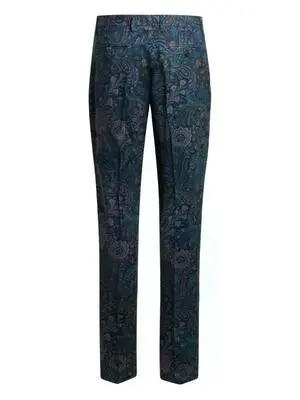 Etro Tailored Floral-motif Trousers