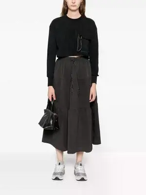 AND WANDER Crinkled Skirt