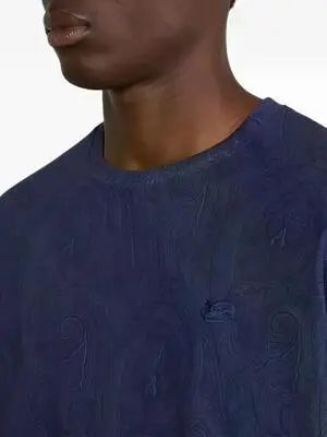Etro Cotton T-shirt With Arnica Motif