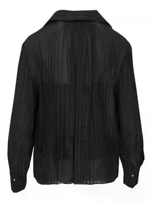 Vince Striped V-neck Blouse