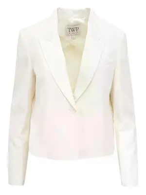 TWP Sawyer Peak-lapel Blazer - Neutrals