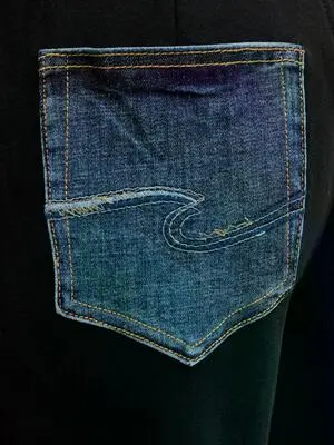 Desigual Logo Patch Jeans