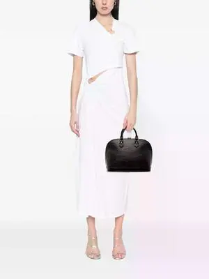 LOUIS VUITTON 1998 Epi Alma Pm Handbag - Black