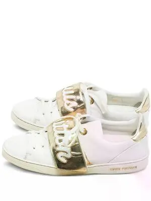LOUIS VUITTON Frontrow Leather Sneakers - White
