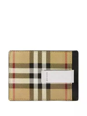 Burberry Check Card Holder