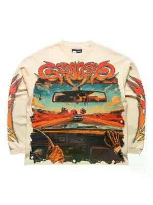 GODSPEED On The Run Long-sleeve Graphic Sweatshirt