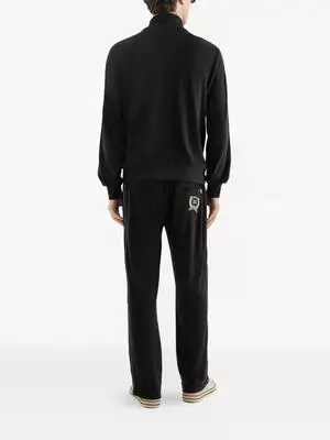 Dolce & Gabbana Terry-cloth Track Pants - Black