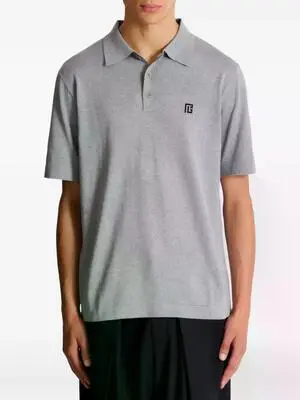 Balmain Logo-embroidered Cotton Polo Shirt