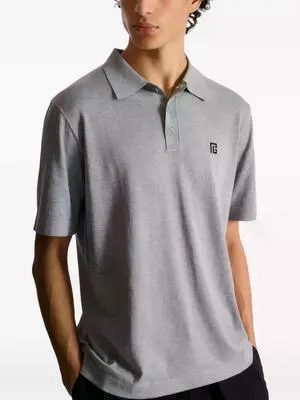 Balmain Logo-embroidered Cotton Polo Shirt