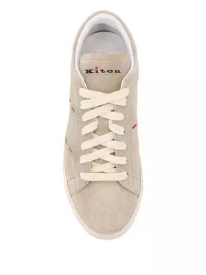 Kiton Suede Sneakers - Neutrals
