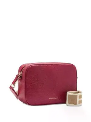 COCCINELLE Tebe Pebbled-leather Crossbody Bag