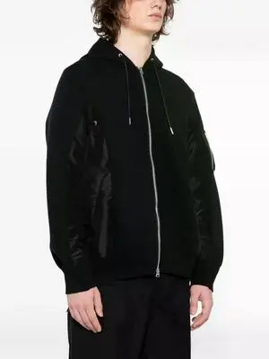 Sacai Hooded Zip-up Bomber Jacket