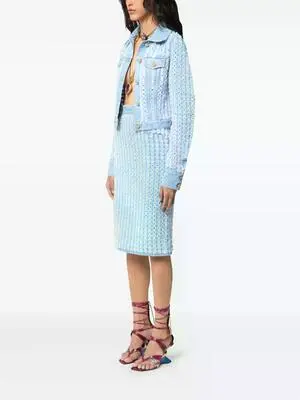 Nina Ricci Midi Denim Skirt