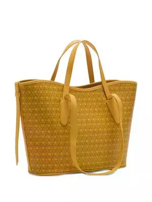 COCCINELLE Monogram Straps Tote Bag - Yellow