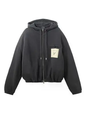 Jacquemus Le Torneo Zip-up Hoodie - Grey