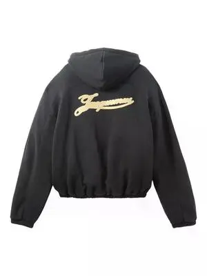 Jacquemus Le Torneo Zip-up Hoodie - Grey