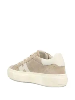 Hogan Crosswind Suede Sneakers - Neutrals