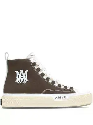 Amiri Ma Court High Top Sneakers - Brown