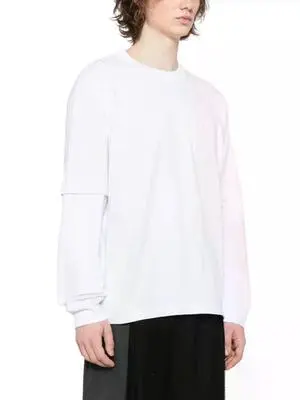 Sacai Cotton Layered T-shirt - White
