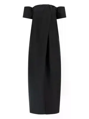 Magda Butrym Off-shoulder Sheath Maxi Dress - Black